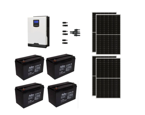 Kit Solar 2000W 220V Rural/Motorhome 24V 100A MPPT I2000-100