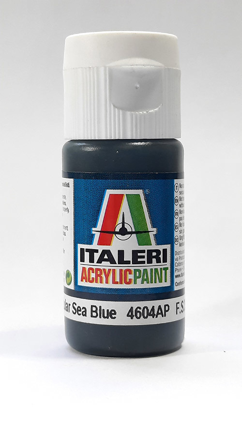Tinta Acrílica Italeri - 4604AP - Flat Non Specular Sea Blue - FS35042