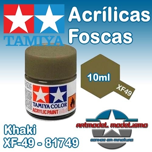 Tamiya - XF-49 - Khaki - 81749 - ArtModel Modelismo