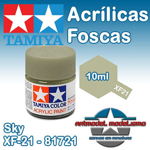 Tamiya - XF-21 - Sky - 81721 - ArtModel Modelismo