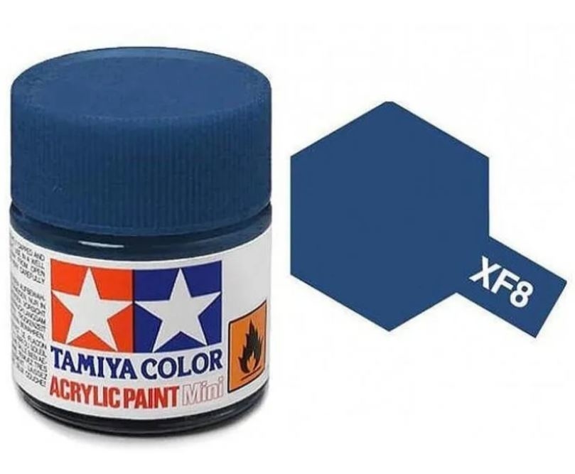 Tamiya - XF-8 - Flat Blue (Azul) - 81708