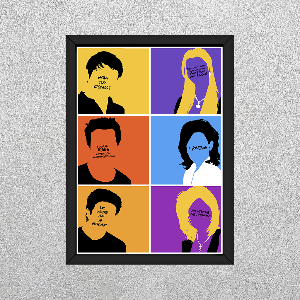 Geek to Geek - Quadro - Friends - Todos