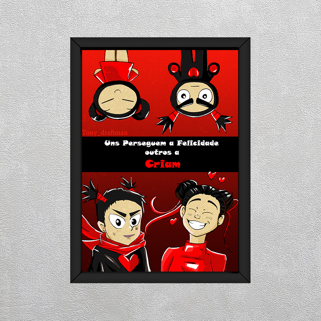 Quadro - Pucca e Garu