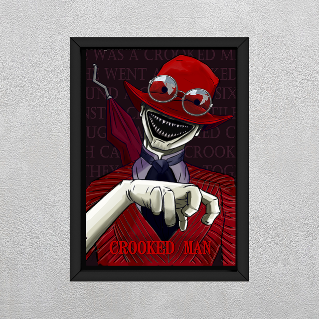 Geek to Geek - Quadro - The Crooked Man -O Homem Torto