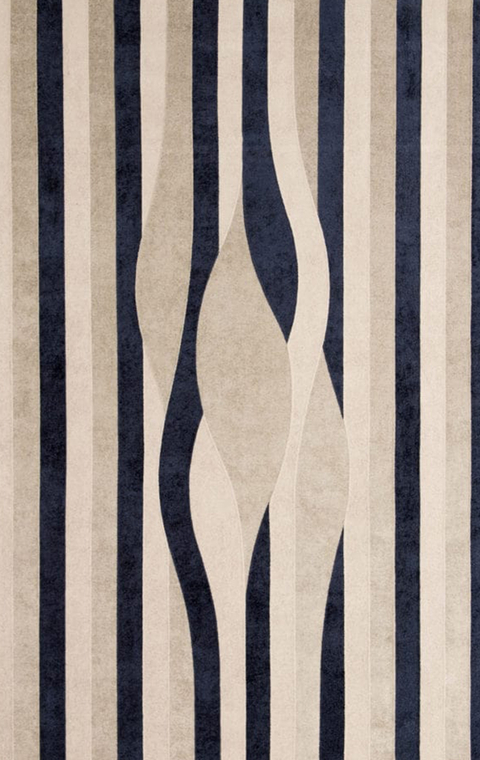 Tapete Flow Tapetah em Tecido Bouclê Patchwork | Tapetes Decorados