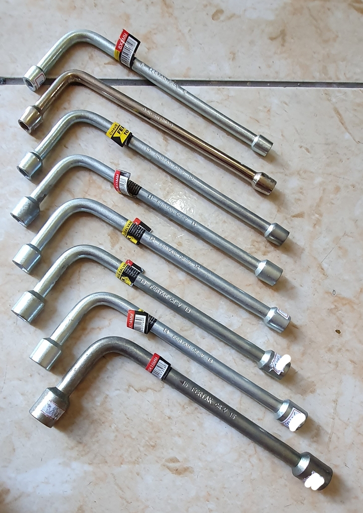 Chave L Longa Galvanizada - Fertak - JMS FERRAMENTAS