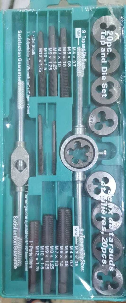 Jogo Kit Macho e Tarraxa Tarracha Cossinete Abre Rosca Interna e ...