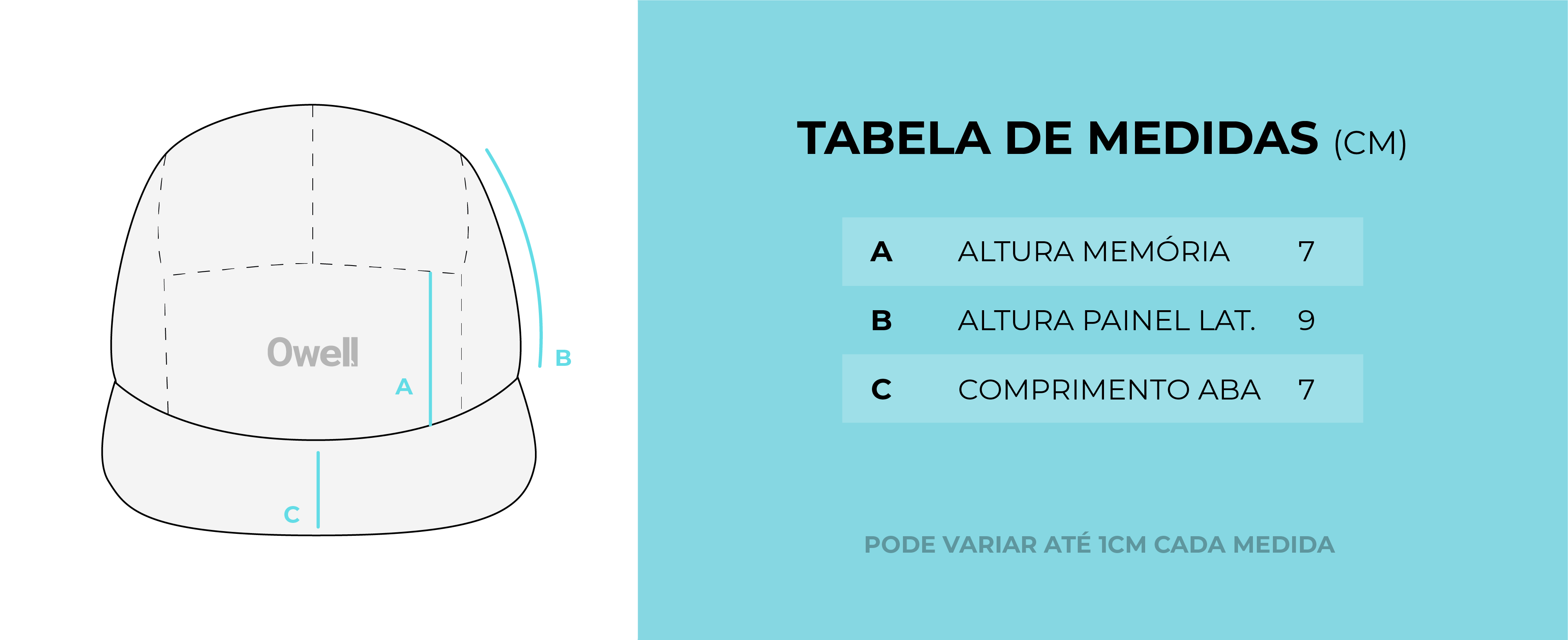 Boné 5 Panel Focus - Comprar em Owell