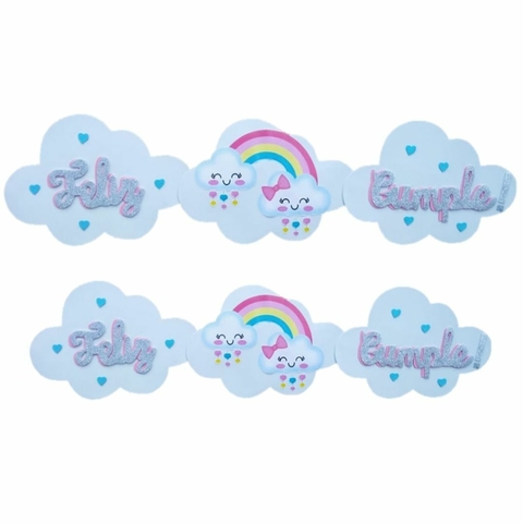 BANDERIN NUBE LLUVIA DE AMOR - Srl Comerciales