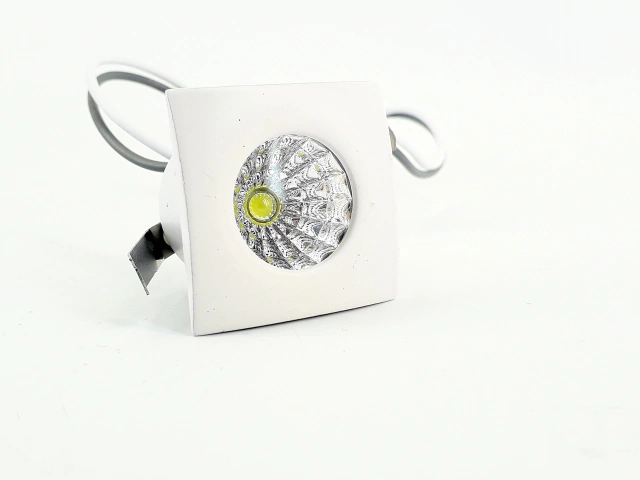 MINI SPOT DE LED CTB 1W DE EMBUTIR QUADRADA