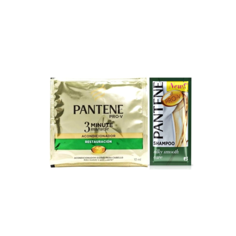 Pantene en sachet Shampoo y Acondicionador x 24