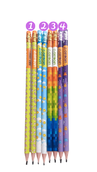 Lápis Gamer - LEO & LEO - Papelaria Ilha Da Magia