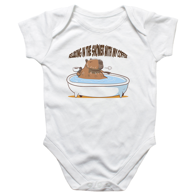 Capivara de boas no banho - ALEARTS SUBLIMACAO