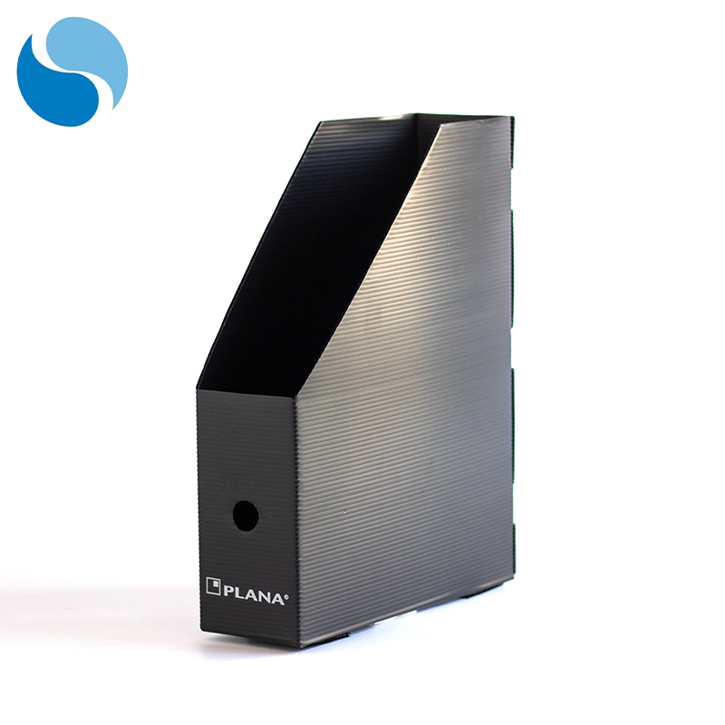 Revisteros de plastico plana corrugado varios colores para revistas