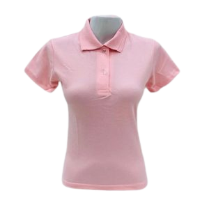 Camisa Pólo Baby Look Feminina, tecido piquet