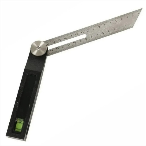 Falsa Escuadra Profesional Reglada Kld Con Nivel Varios Usos