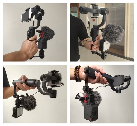 Estabilizador Gimbal Portátil Ajustável Com 3 Eixos