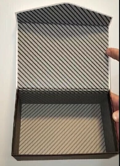 Caixa de Papel Cartonado com Tampa Envelope - Retangular - Branca e ...