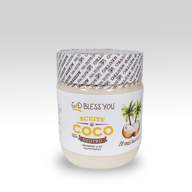 ACEITE DE COCO GOD BLESS YOU X 225 NEUTRO