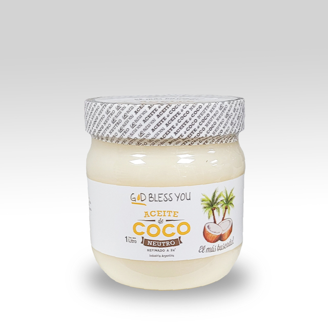 ACEITE DE COCO NEUTRO GOD BLESS YOU 1L