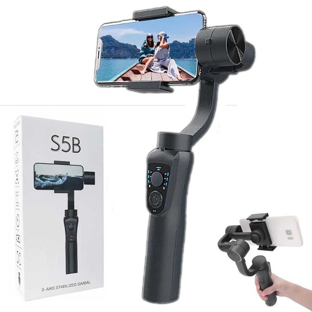 Estabilizador Gimbal S5b PRO 3 Eixos Para Celular Smartphone