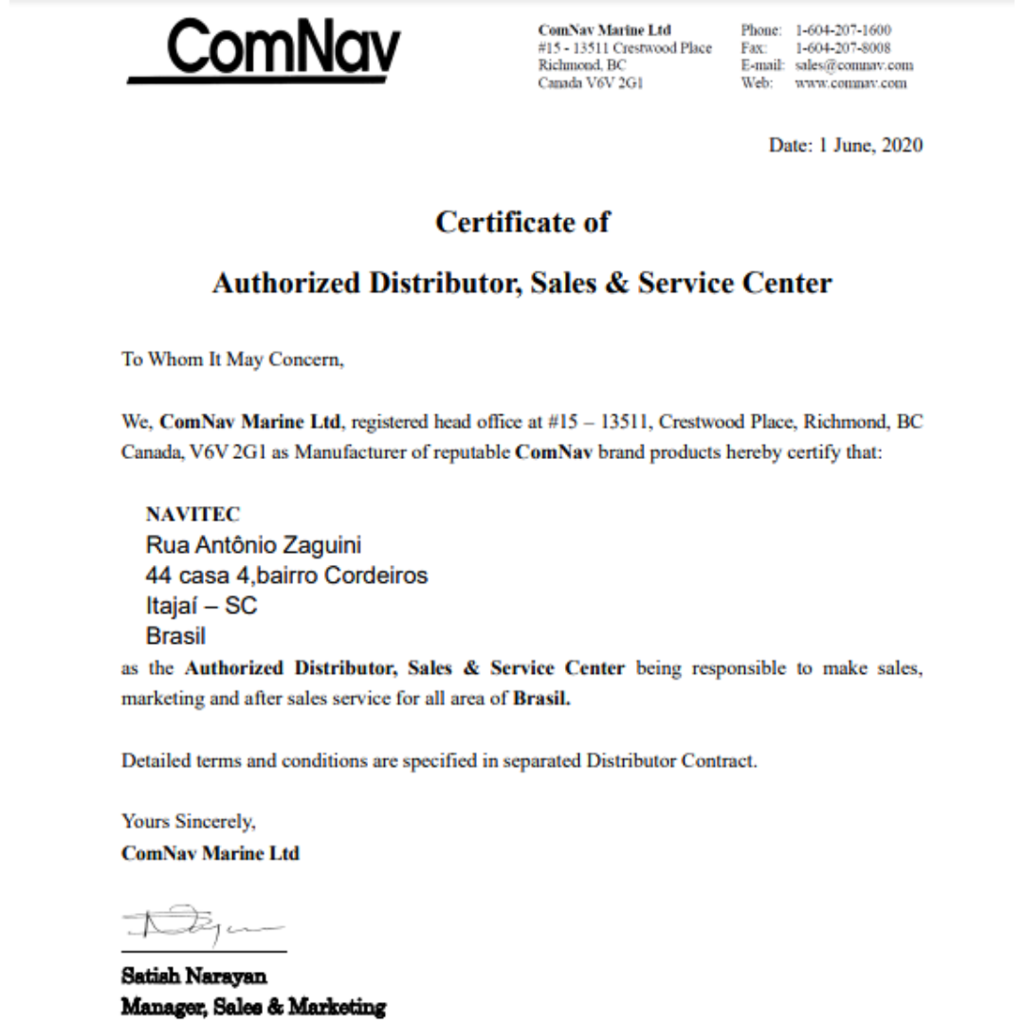 Piloto Automático Barco Pesca Veleiro Lancha Comnav 1001