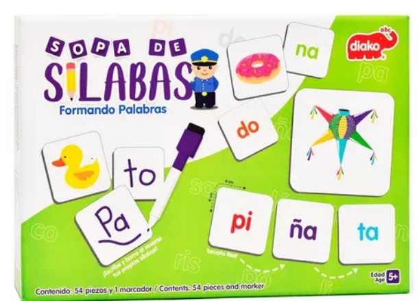 Sopa de silabas - Comprar en LA EDUCADORA SHOP