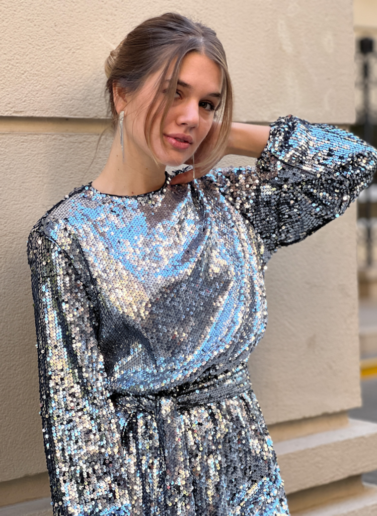 VESTIDO TALIA SILVER - Comprar en Nina Na House