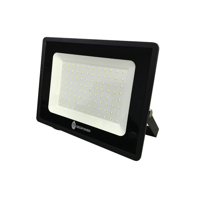 REFLECTOR FLAT LED LUZ FRÍA 100W, GEOPOWER