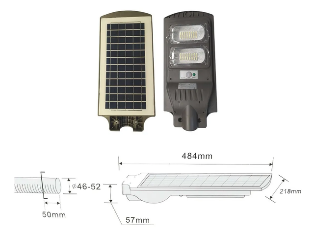 STREETLIGHT LED SOLAR 60W SUBURBANA ALL-IN-ONE, GEOPOWER