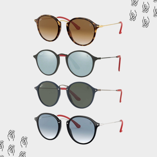 Lentes de sol Anteojos Ray-Ban Ferrari Wayfarer Liteforce 4195M