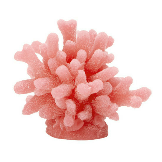 Vela em Formato de Coral Rosa - Comprar em Toque Decor