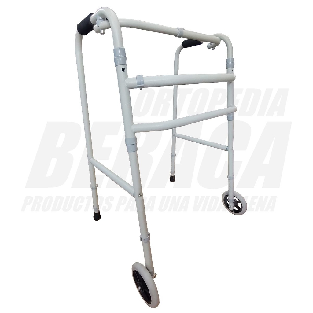Andador PASO A PASO CON RUEDAS Articulado Doble Función | Nacional