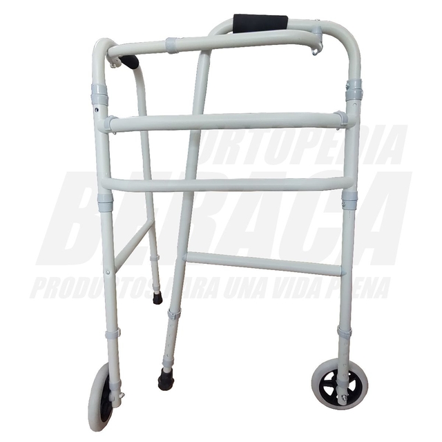 Andador PASO A PASO CON RUEDAS Articulado Doble Función | Nacional