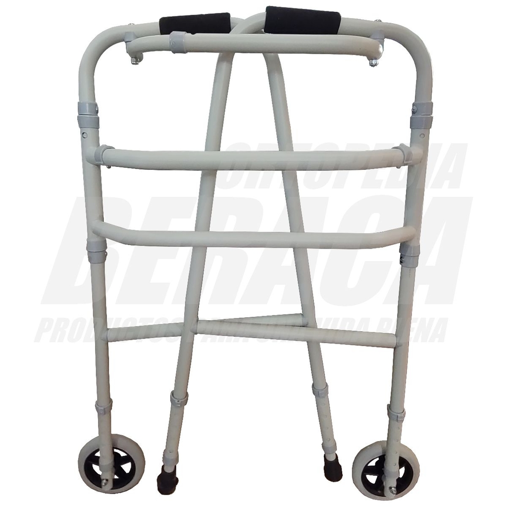 Andador PASO A PASO CON RUEDAS Articulado Doble Función | Nacional