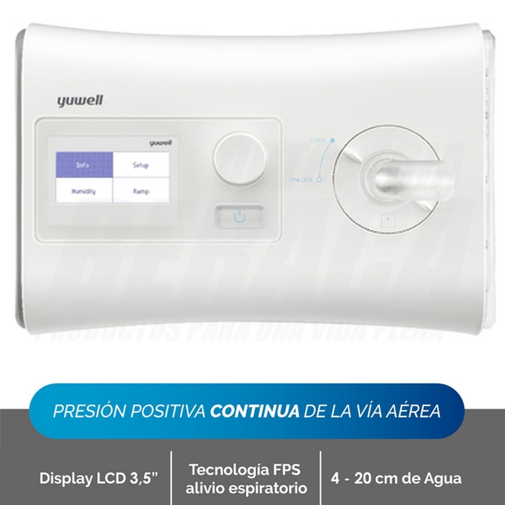 CPAP Yuwell YH-350 con Tubo Estándar