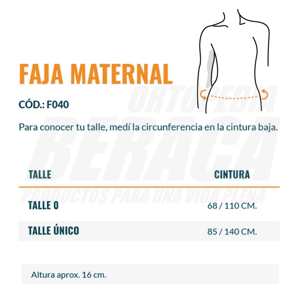 SOSTEN MATERNAL PRE PARTO / Faja Maternal