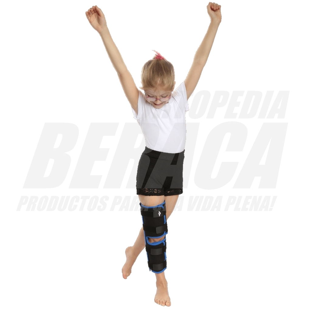 FÉRULA INMOVILIZADORA DE PIERNA Y RODILLA INFANTIL