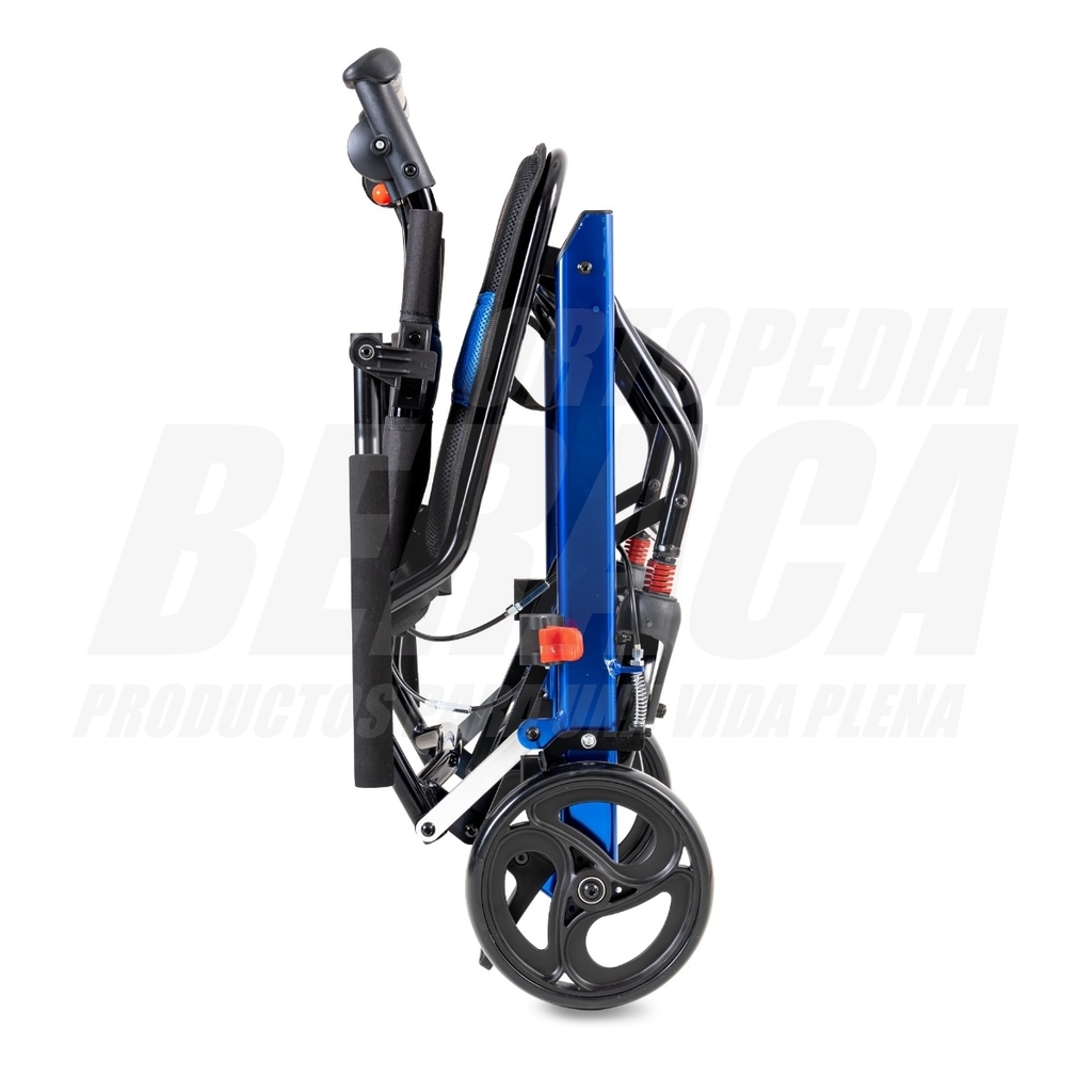 Silla de Ruedas VOYAGER de TRANSPORTE / PASEO Ultra Compacta y Liviana ...