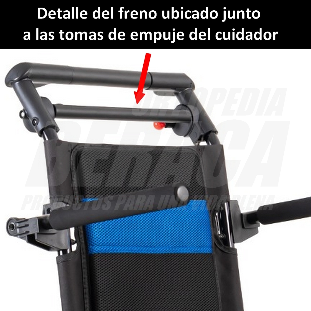 Silla de Ruedas VOYAGER de TRANSPORTE / PASEO Ultra Compacta y Liviana ...