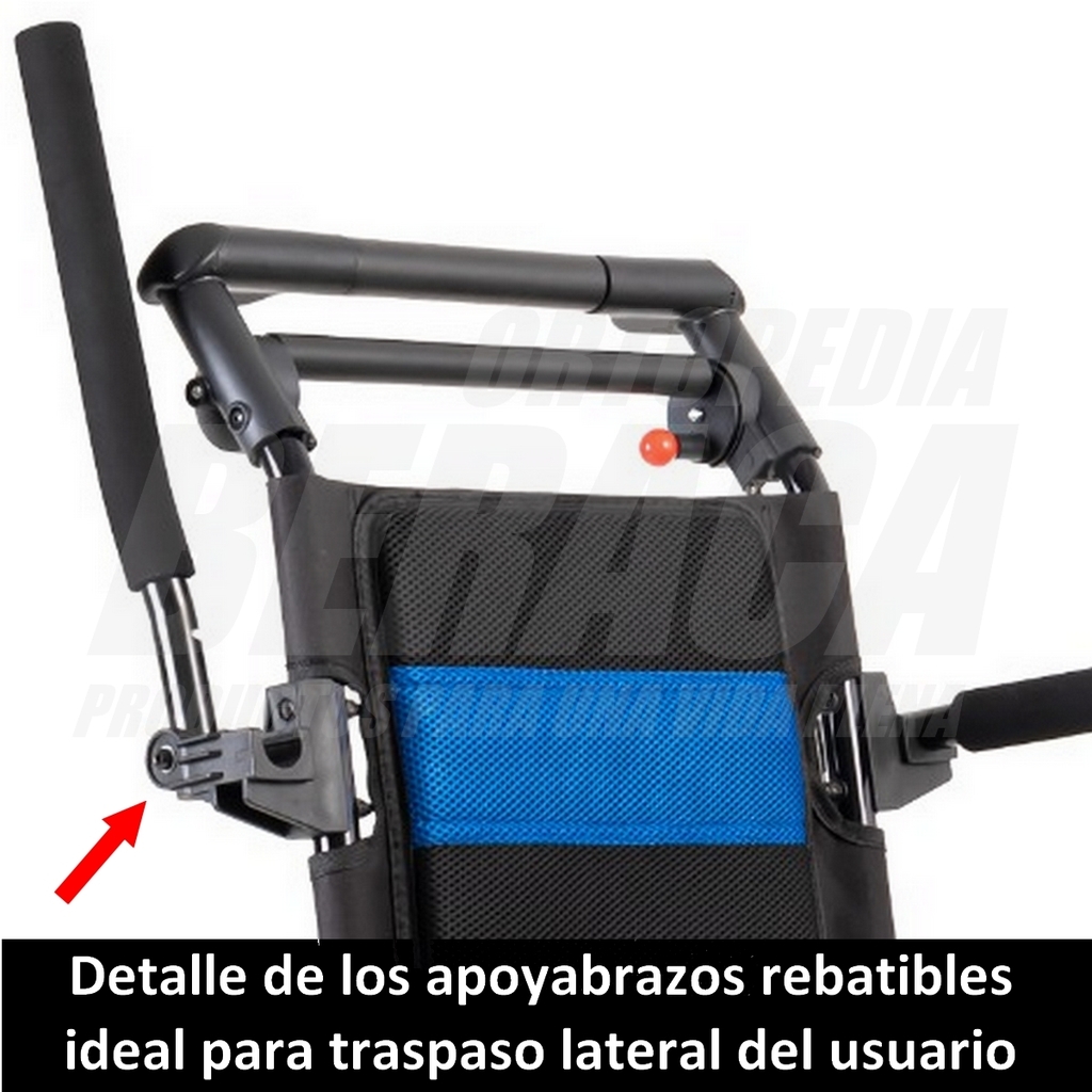 Silla de Ruedas VOYAGER de TRANSPORTE / PASEO Ultra Compacta y Liviana ...