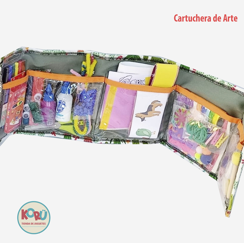 Cartuchera plegable de Arte - Koru Tienda de Juguetes