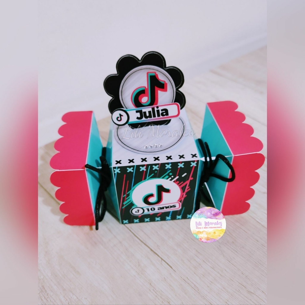 Caixa Bala Tik Tok