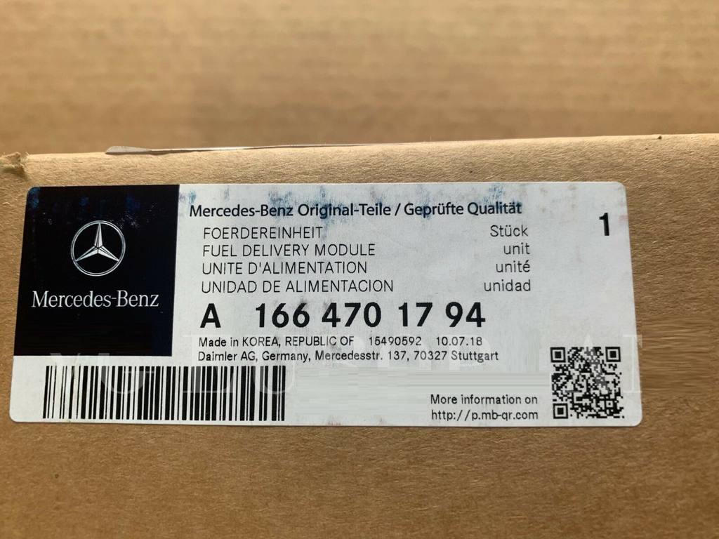 Bomba De Combustivel Completa Original Mercedes-Benz A 1664701794 Novo