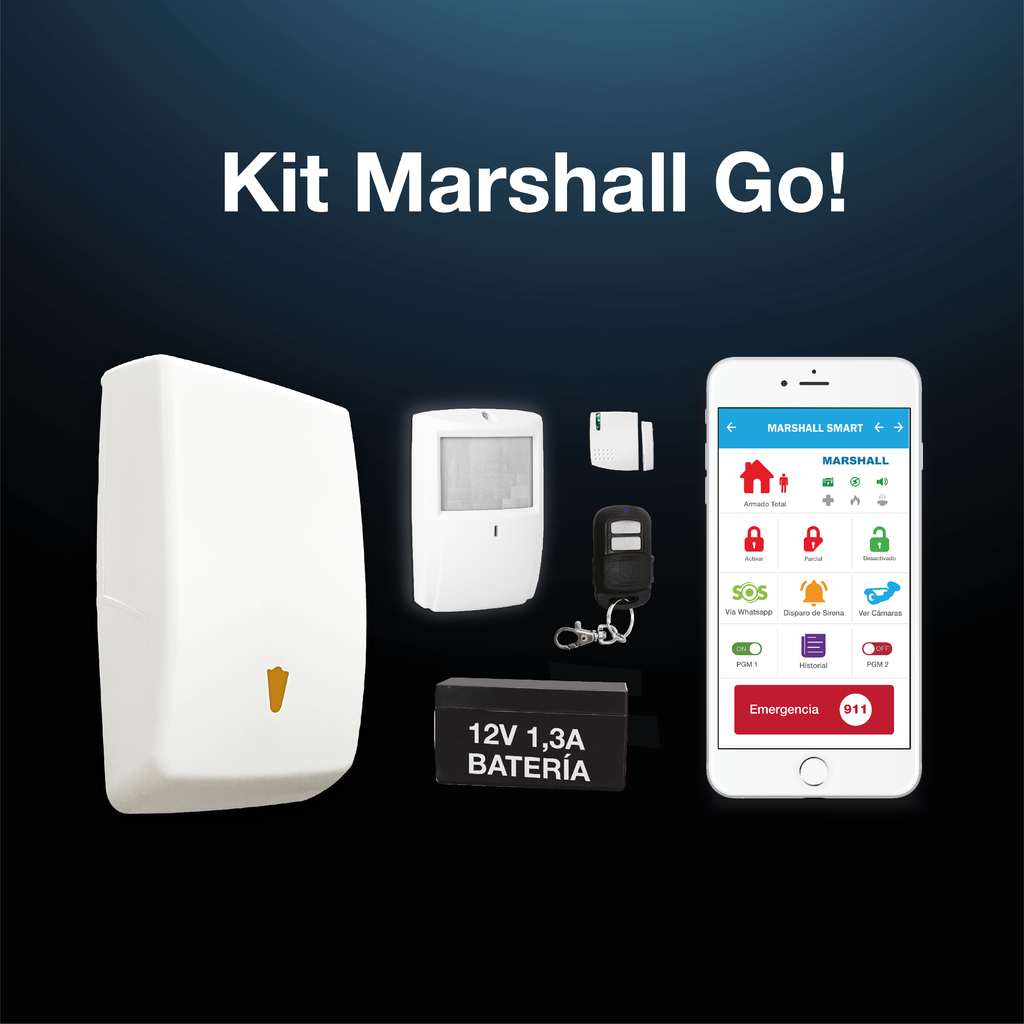 KIT MARSHALL GO! BASIC - Comprar en ALARMAS MARSHALL