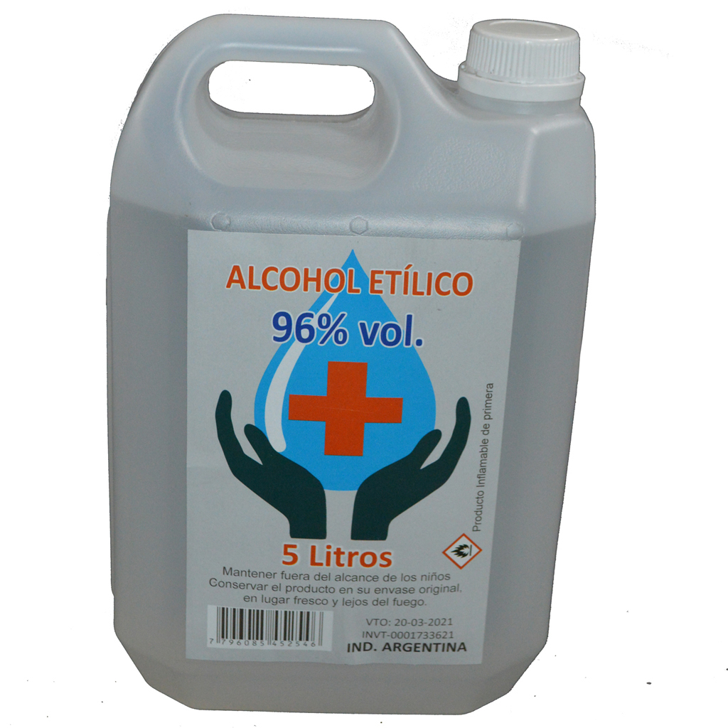 Alcohol al 96% - Comprar en ALFA Elementos de Seguridad