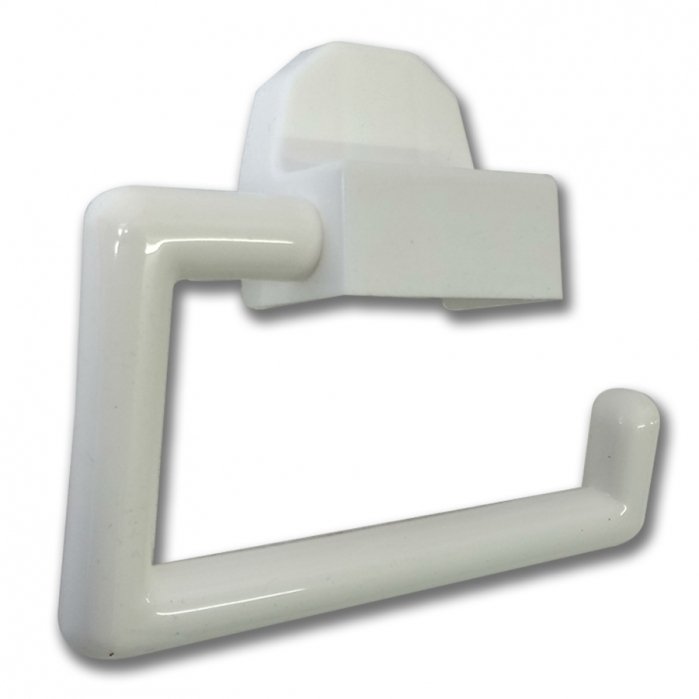 515148 - SUPORTE P/ PAPEL HIGIENICO DAIVAK C/VENTOSA BRANCA 141
