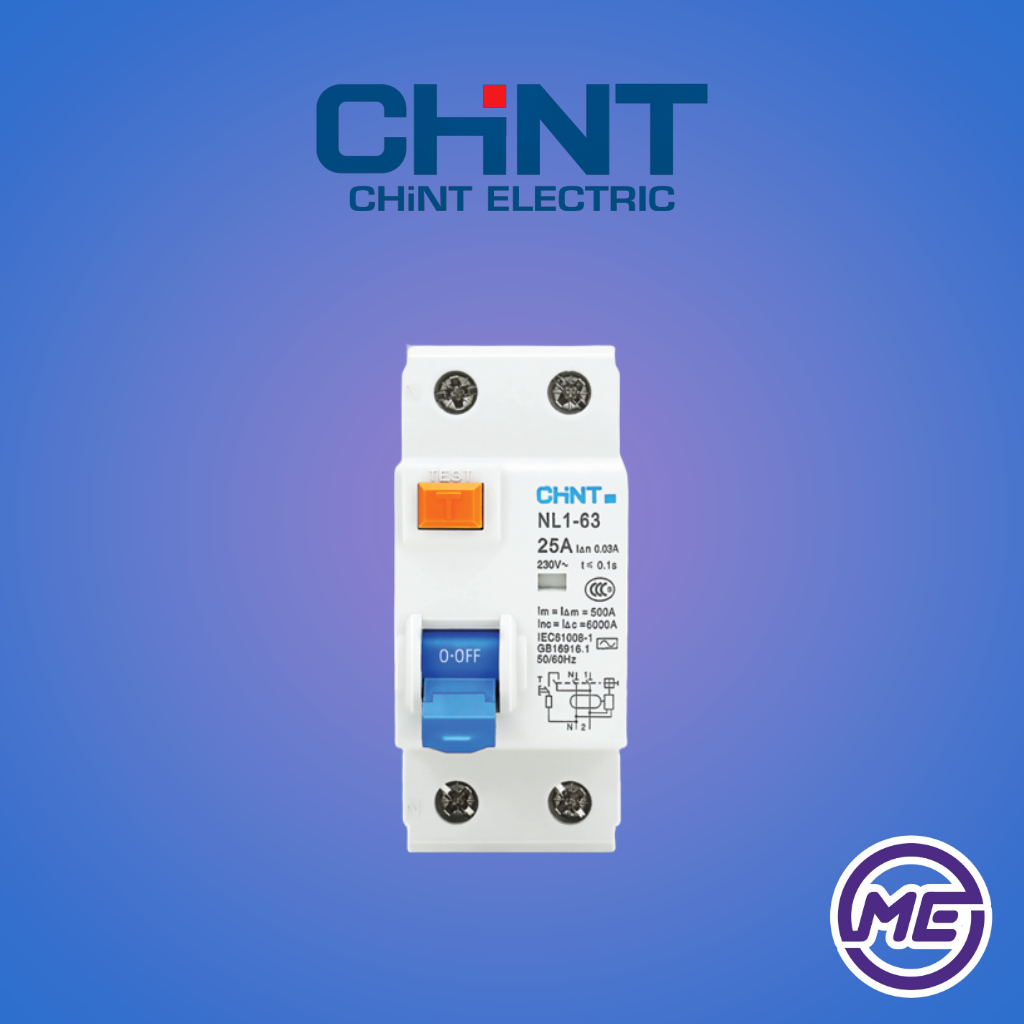 Diferencial Bipolar CHINT 40A - 30mA Clase AC 6kA