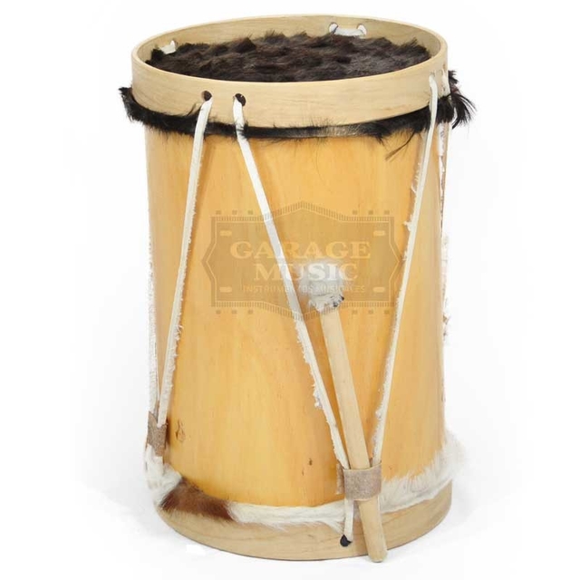 Bombo Criollo Nº4 Nacional Parches De Cuero Nuevo Garantía