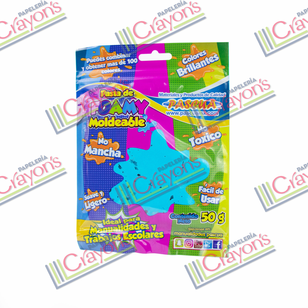 FOAMY MOLDEABLE PASCUA AZUL CIELO - Papeleria Crayons